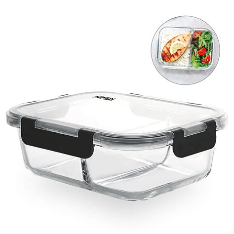 Tupper De Vidrio Con Divisiones 965 Ml Et Brands