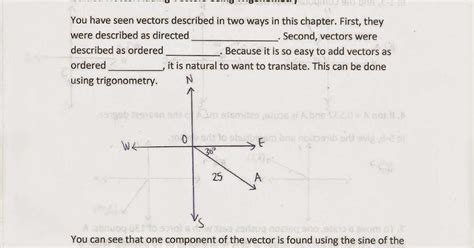 Geometry Common Core Style Lesson 14 7 Adding Vectors Using Trigonometry Day 109