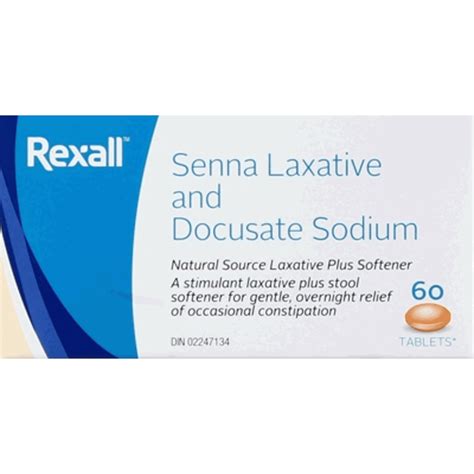 Rexall Senna Laxative Docusate Sodium Tablets 60 Ct Delivery Or Pickup Near Me Instacart