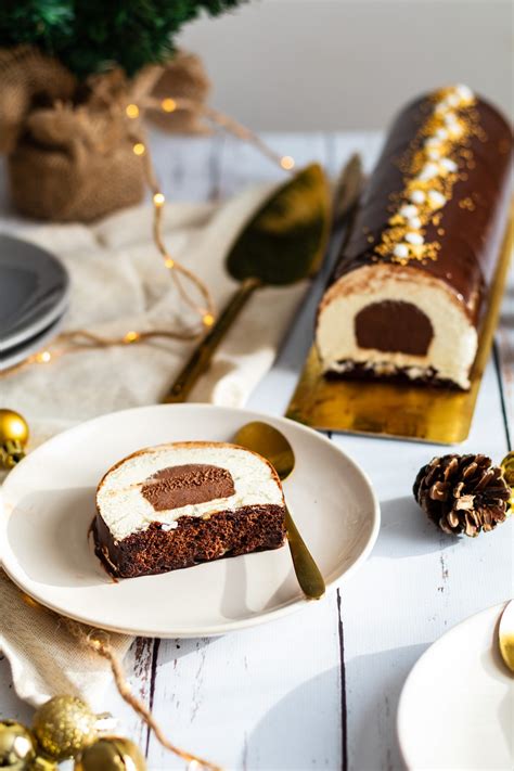 Recette bûche de Noël vanille et chocolat Blog de MaSpatule