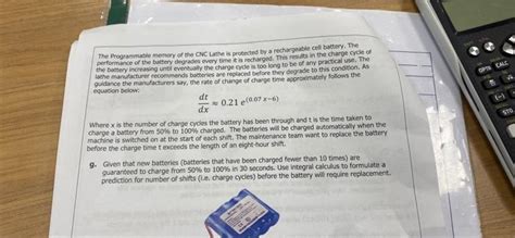 solved ca o cale the programmable memory of the cnc lathe is