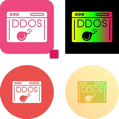 Ddos Attack Icon Design 45526992 Vector Art At Vecteezy