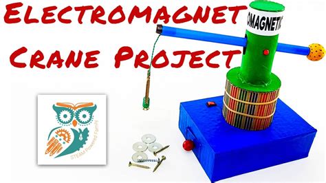 Electromagnetic Crane Tutorial Middle And High School Stem Fair Project Youtube