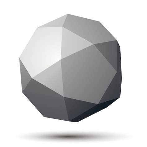 Premium Vector Vector Digital 3d Abstraction Geometric Polygonal Element Spatial