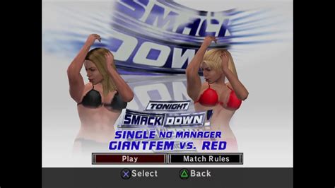 GiantFem Vs Red WWE SmackDown Vs RAW 2007 2023 10 24 YouTube