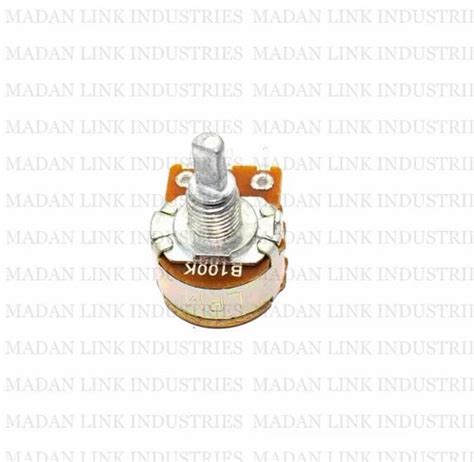B100k Ohm Dual Gang Rotary Potentiometer 6 Pin D Type Shaft At ₹ 6