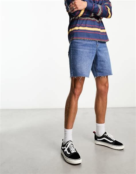 Denim Cut Off Bermuda Shorts Store