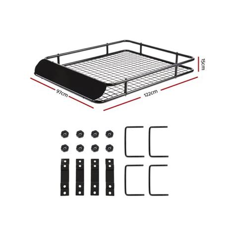 Giantz Car Roof Racks Universal Basket 123cm Bunnings Australia