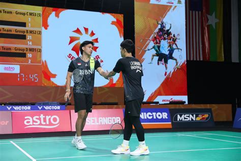 Hasil Badminton Asia Team Championships 2024 Leo Rolly Daniel Marthin