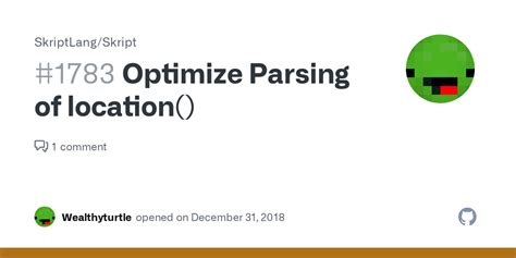 optimize parsing of location · issue 1783 · skriptlang skript · github