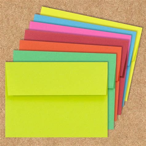 A6 Invitation Envelopes 4 3 4 X 6 1 2 Brights Pick A Etsy