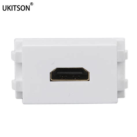 Straight Hdmi2 0 Female To Female Plug Socket 23x36mm Slot Connector