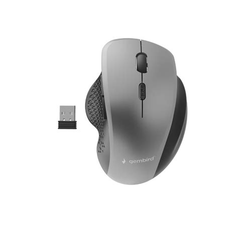 XPert 6 Button Wireless Optical Mouse Black Spacegrey MUSW 6B 02 BG