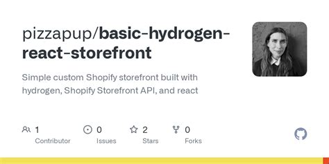 Github Pizzapup Basic Hydrogen React Storefront Simple Custom