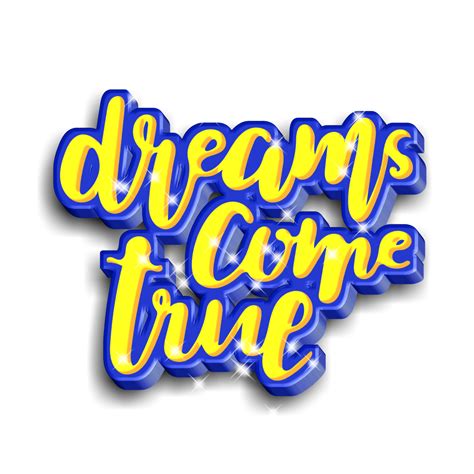 Dreams Come True 14971483 Png