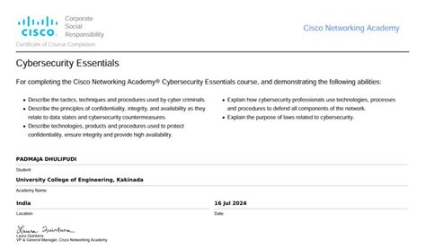 Padmaja Dhulipudi On Linkedin Cybersecurity Ciscocertified