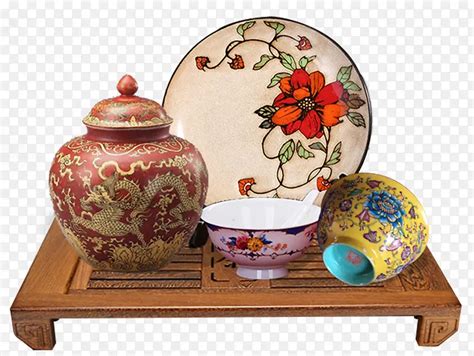 中国风陶瓷制作餐具png图片素材下载图片编号8526112 Png素材网