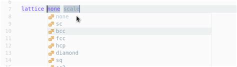 Provide Snippets Issue 9 ThFriedrich Lammps Vscode GitHub