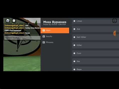 Showcasing My Own Chat Bypasser YouTube