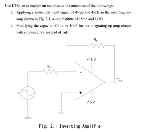 Solved Use Ltspice To Implement And Discuss The Outcomes Of