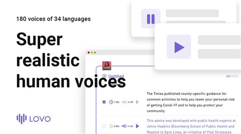 Lovo Ai Платформа для озвучивания и преобразования текста в речь с