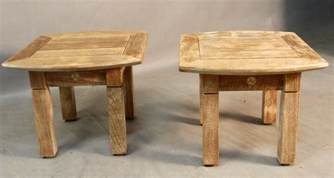 Proantic Pair Of Roland Vlaemynck Coffee Tables In Teak