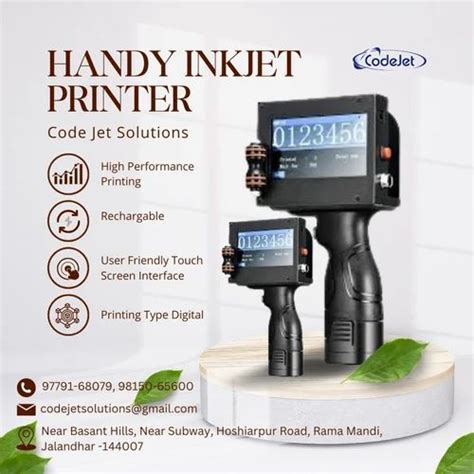 20 Piecemin Handheld Inkjet Batch Coding Machine At ₹ 15000 In Jalandhar