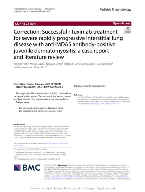 Pdf Correction Successful Rituximab Treatment For Severe Rapidly