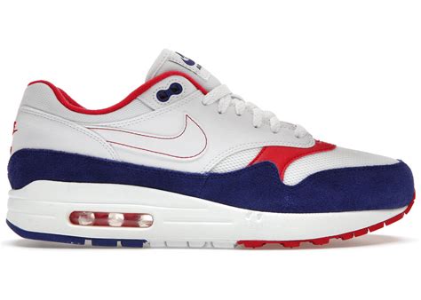 Air Max 1 White Red Blue Grandeur