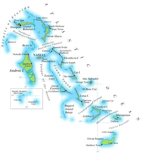 Printable Bahamas Map Location Free Download And Print For You