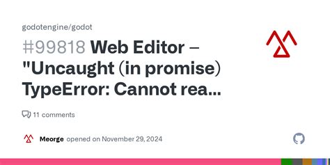 Web Editor Uncaught In Promise Typeerror Cannot Read Properties