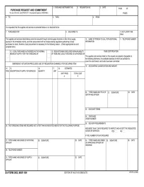 Army Training Army Training Request Form
