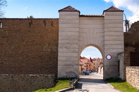 City Behind Walls Stock Image Image Of Walled Townhouse 30369847