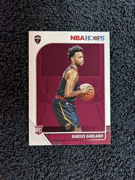 2019 20 NBA Hoops Darius Garland Rookie Card 251 Cleveland Cavaliers