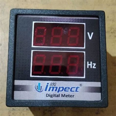 Electricity Big Impect Volt Hz Digital Meter Dimension 6 5 X 6 5 Inch
