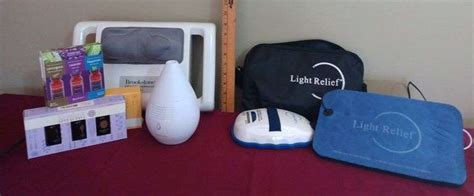 Light Relief Brookstone Shiatsu Massager Sparoom Oil Diffuser