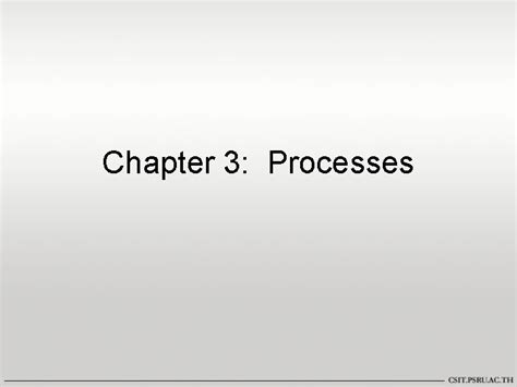 chapter 3 processes chapter 3 processes process concept