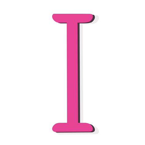 Pink Letter I 27722630 Png