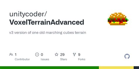 Github Unitycodervoxelterrainadvanced V3 Version Of One Old