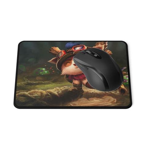 Teemo Gaming Mouse Pad League Of Legends Etsy Uk League Of Legends Mouse Pad Gaming Mouse