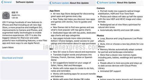 Apple IOS On IPhone IPad How To Download Install File Size