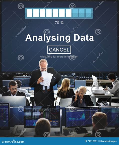 Analysing Data Loading Progress Bar Concept Stock Image Image Of Descent People 74312691