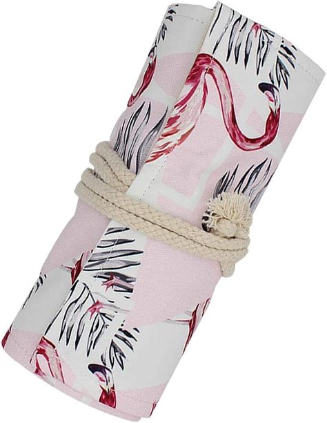 SIPLIV Canvas Roll Up Pencil Wrap Travel Drawing Coloring Pencils