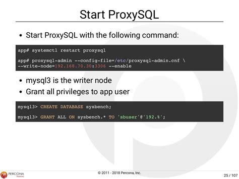 Percona Xtradb Cluster Tutorial