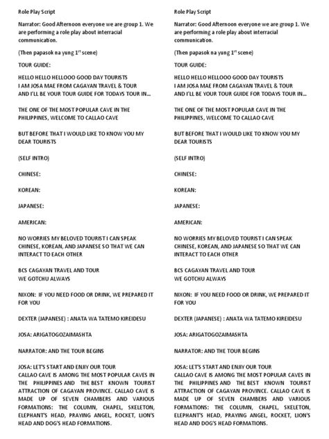 Role Play Script Purcom Pdf