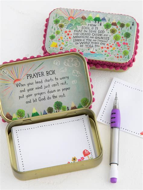 Tin Prayer Box God Created You Mybarrowfinefurniture