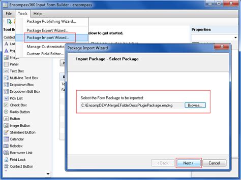 EncompDEV Products Merge EFolder Docs Plugin Installation