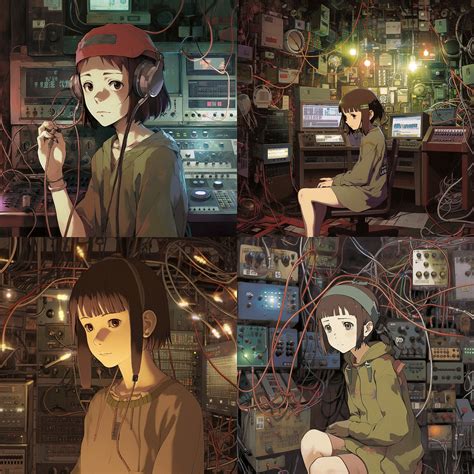 Serial Experiments Lain Midjourney Style Andrei Kovalevs Midlibrary 20