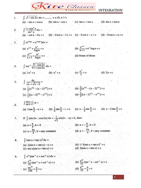 Integration Pdf