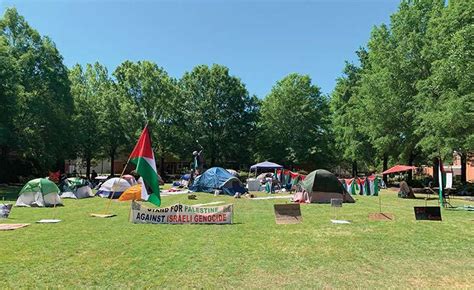 Unc Charlotte Gaza Solidarity Encampment Torn Down Before Protest